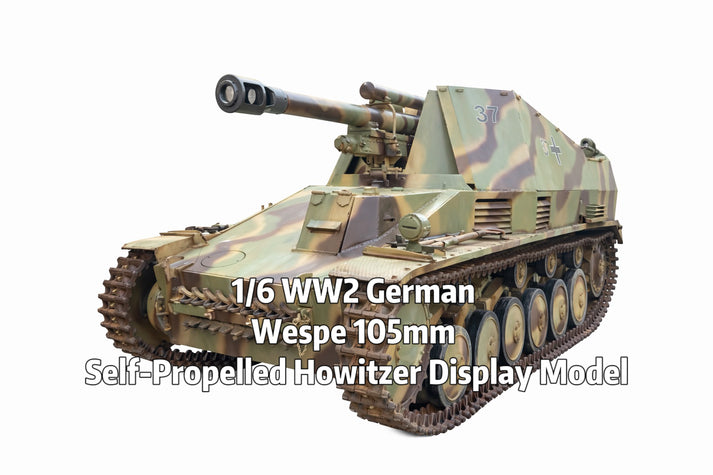 1/6 Scale WW2 German Wespe 105mm Self-Propelled Howitzer Display Model ...