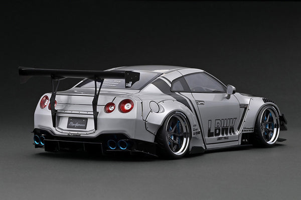 Ignition Model 1/18 LB-Works Nissan GT-R R35 Type 2 Silver IG2343 ...